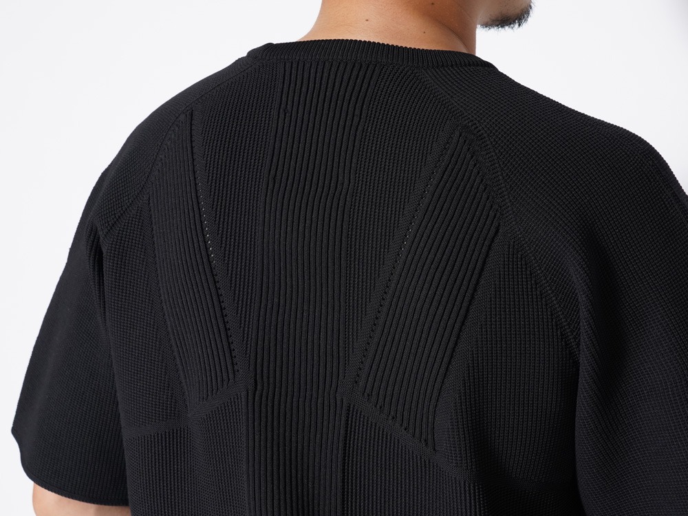 WG Recycled Pe Stretch Knit Tshirt S/S S BK(KN-23SU00402BK) | ニットの通販（アウトドア用品）はスノーピーク(Snow Peak)