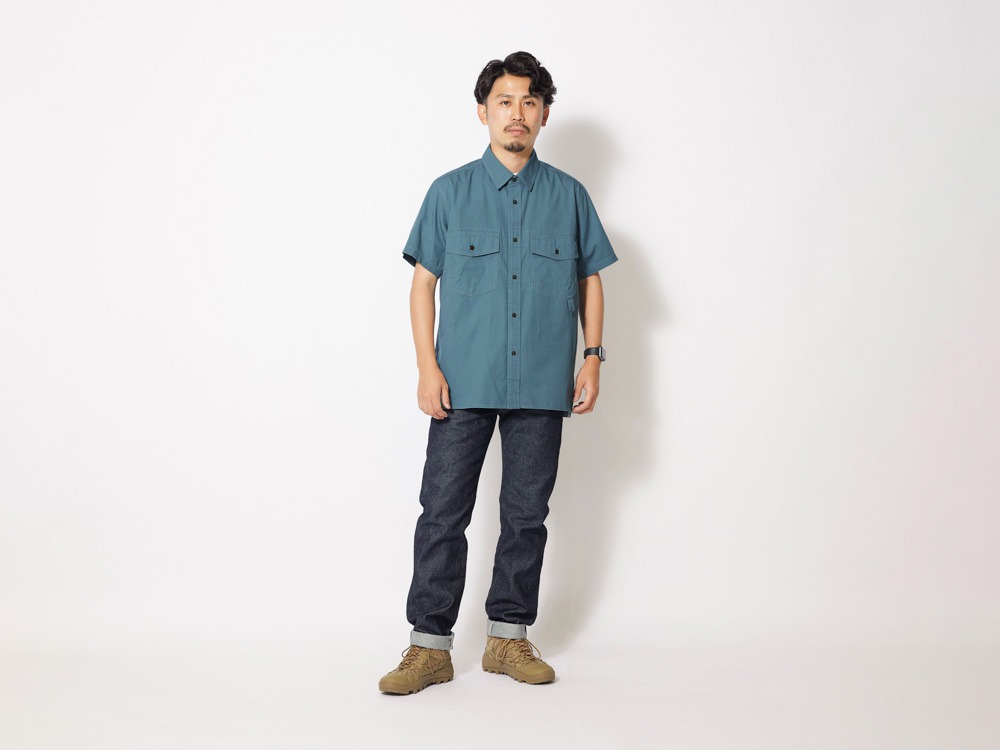 TAKIBI Light Ripstop Shirt 1 Ecru(SH-23SU10100EC) | TAKIBI シリーズの通販（アウトドア用品）はスノーピーク(Snow Peak)