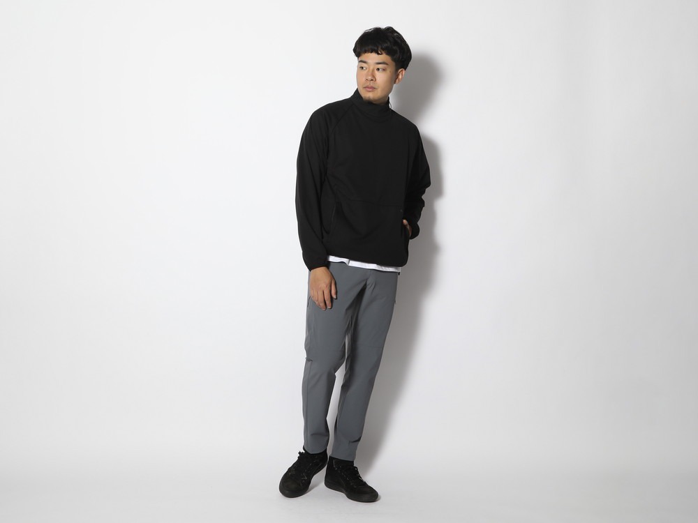 Lightweight Softshell Pullover L Black(JK-24SU00804BK Lightweight Softshell Pullover L Black(JK-24SU00804BK