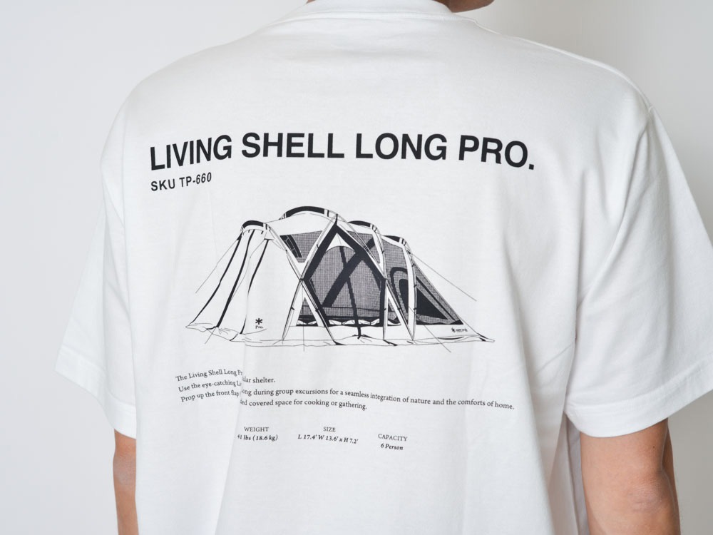 LIVING SHELL LONG PRO T shirt S White(SP-TS-23SU00102WH) | Tシャツ・カットソーの ...